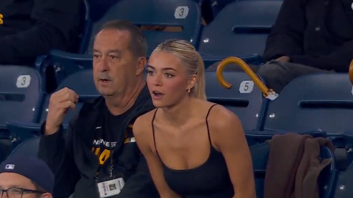 Livvy Dunne's reaction to Paul Skenes giving up home run goes viral