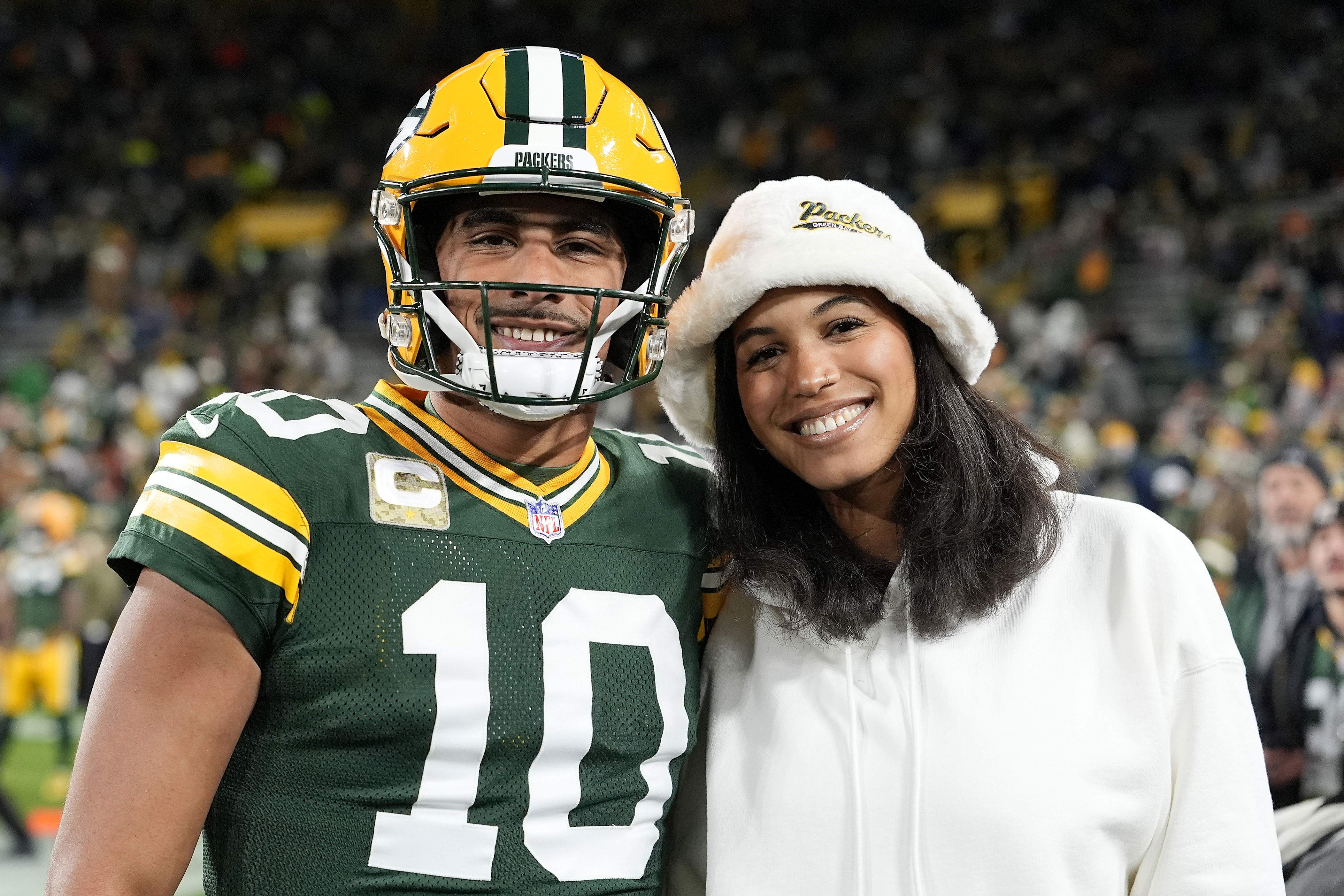 Packers QB Jordan Love welcomes first child with wife Ronika Stone