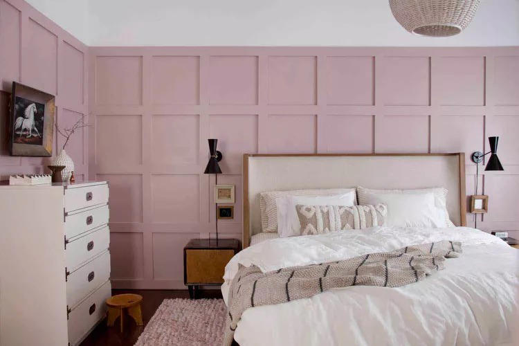 DIY percantik kamar dengan wall panel PVC kamar tidur