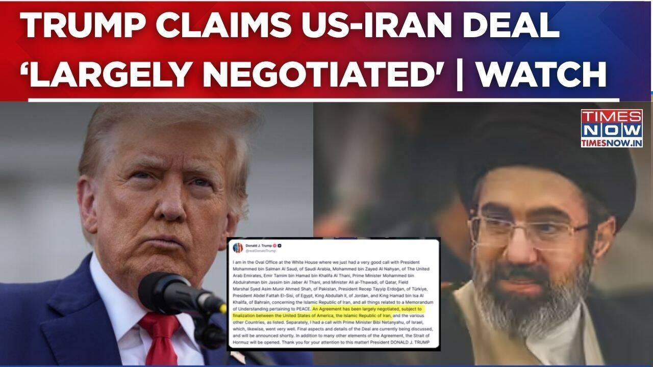 Trump claims US-Iran deal ‘largely negotiated’; peace agreement soon ...