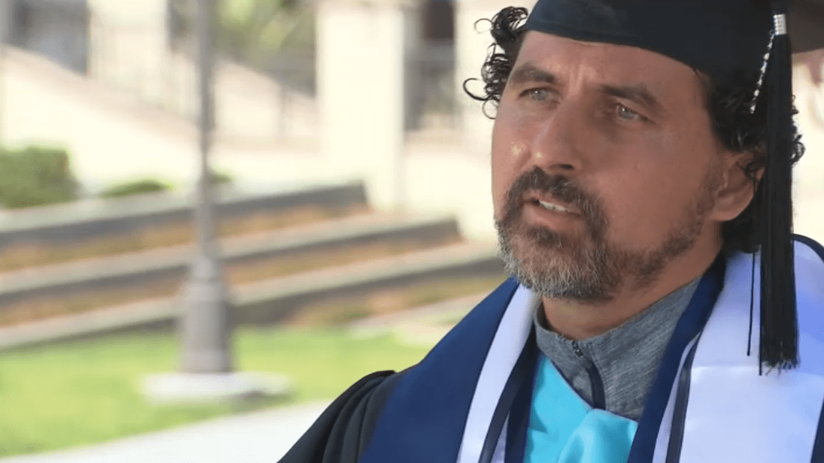 Formerly incarcerated man graduates from USD with master's degree