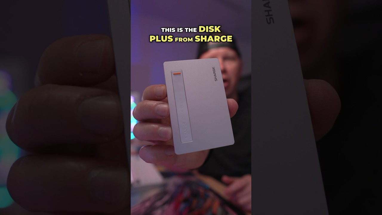 The Sharge Disk Plus ultra-slim M.2 SSD enclosure!