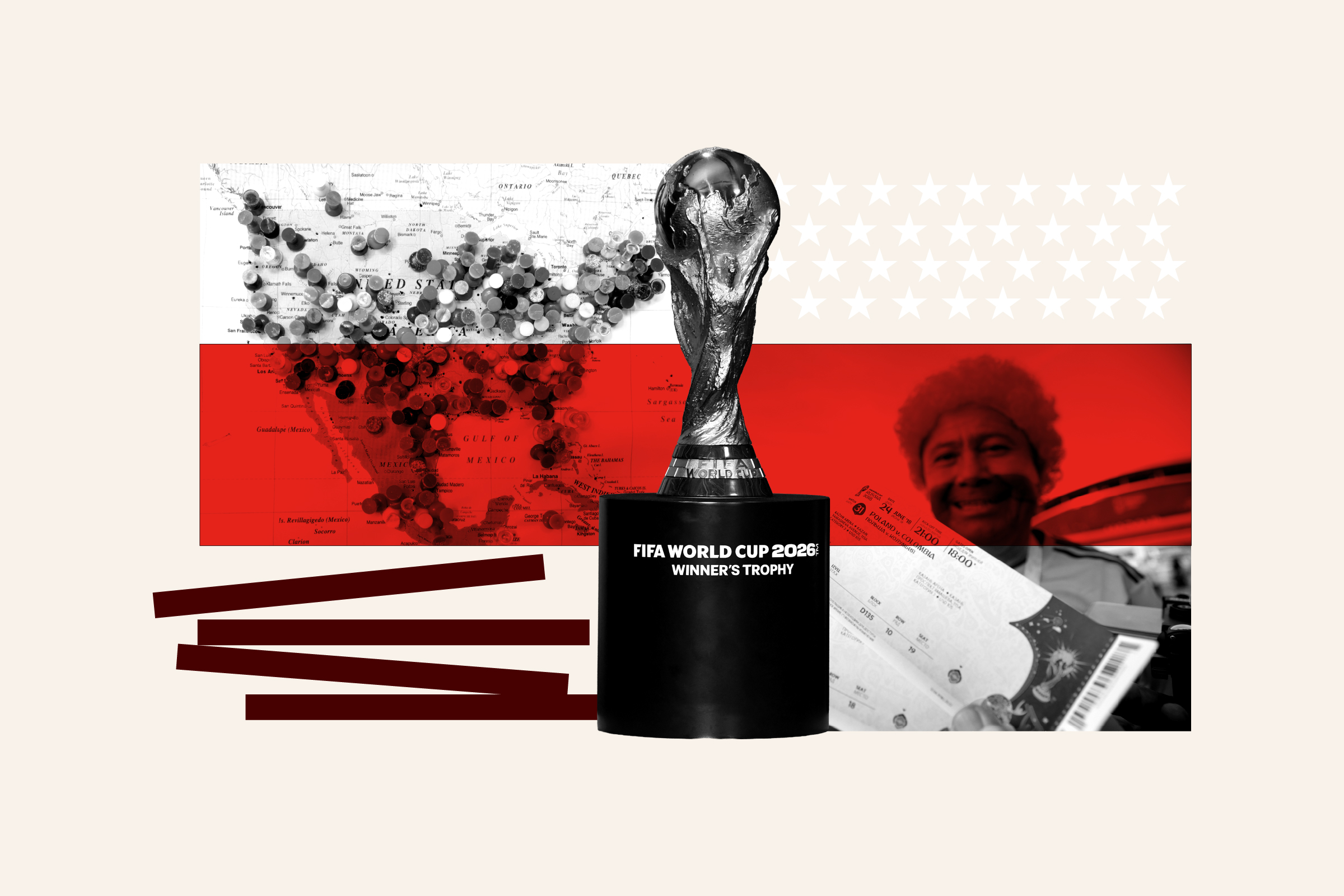 Map shows world cup host cities where thousands of tickets still available