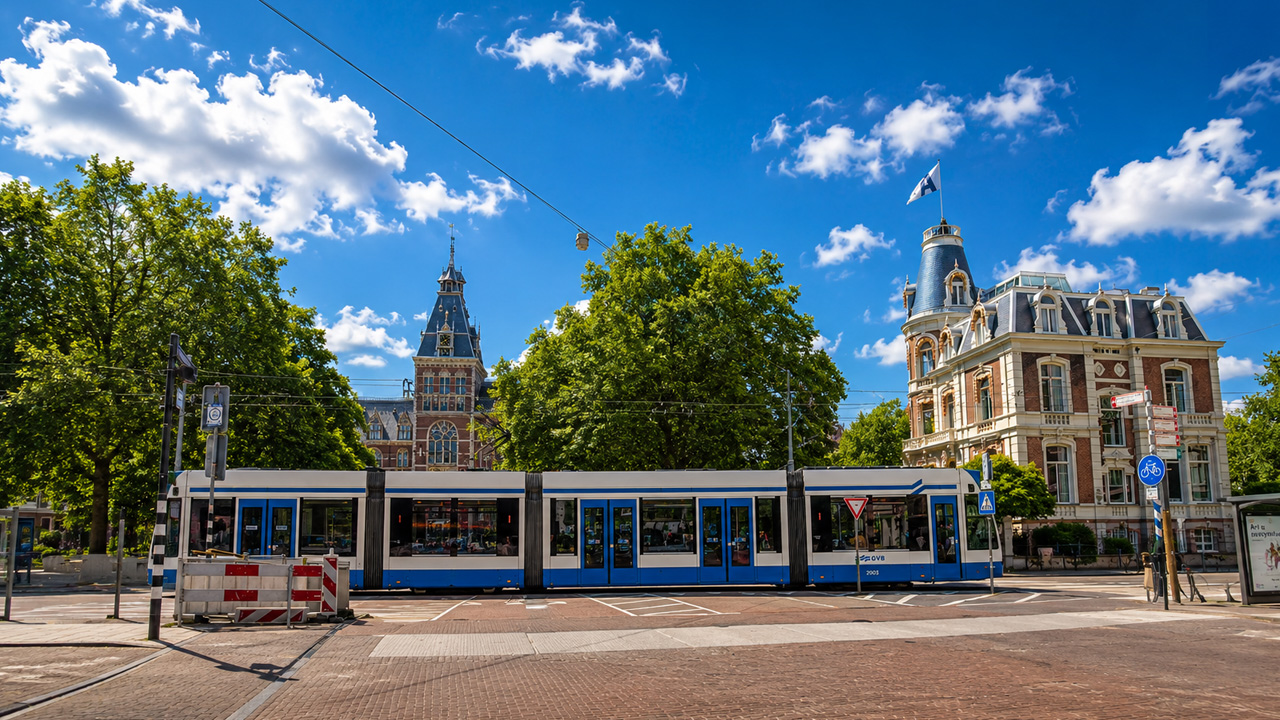 Is this Amsterdam’s most classic tram street?