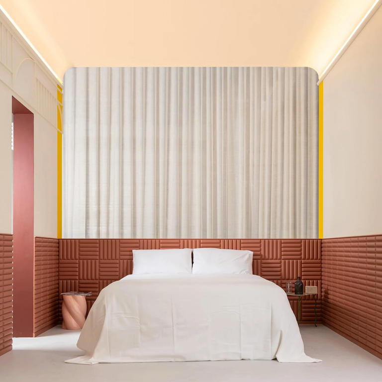 DIY percantik kamar dengan wall panel PVC kamar tidur