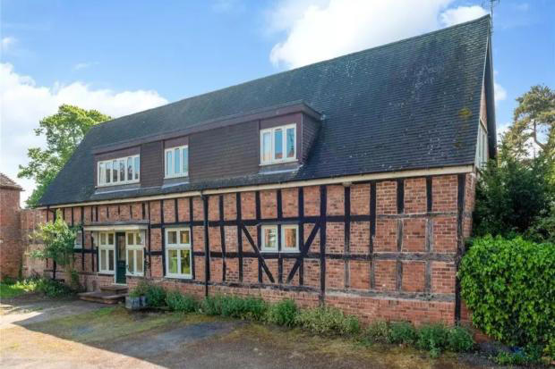 Grade II-listed barn conversion up for auction in 'highly sought-after ...