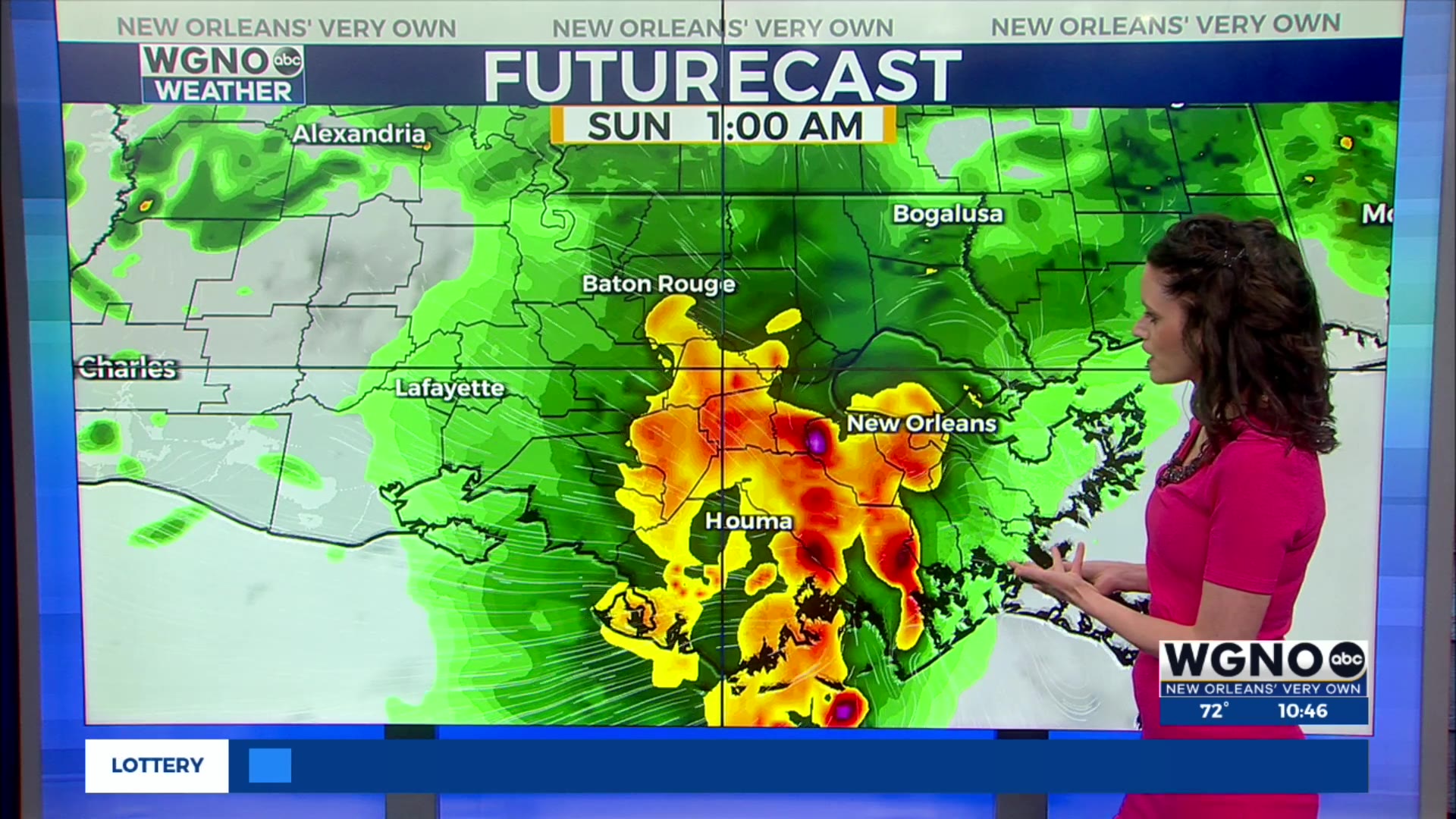 More rain for Sunday as flood watch is extended (FULL WEATHER 10PM/5.23 ...