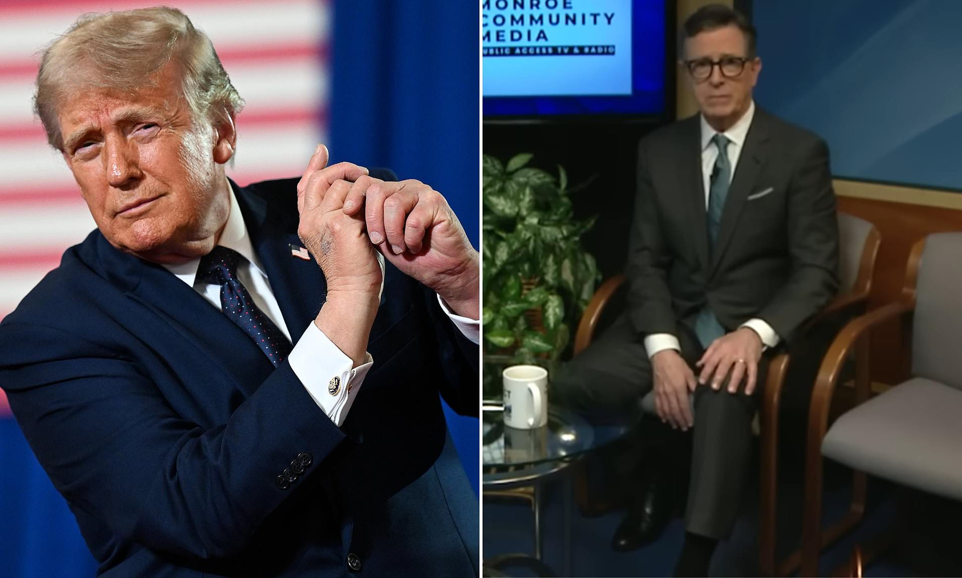 Stephen Colbert returns to late-night TV one day after final episode