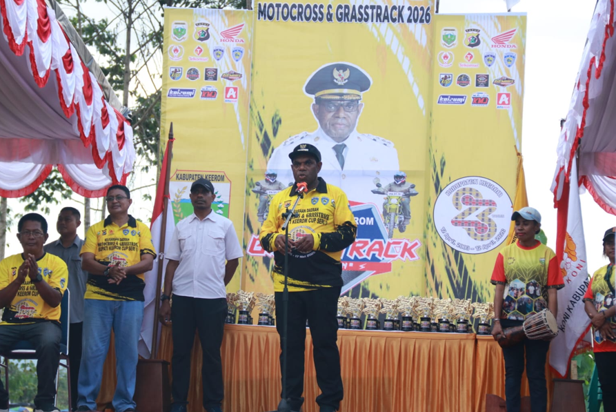 4 Pembalap Nasional Meriahkan Kejurda Motocross dan Grasstrack di Keerom