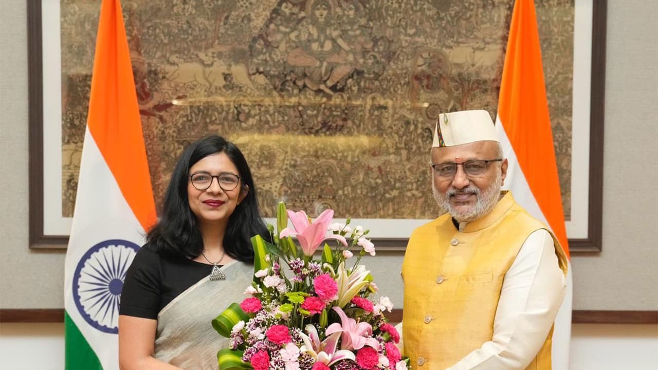 BJP's Swati Maliwal meets VP Radhakrishnan, seeks his guidance