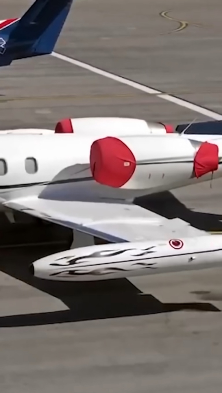 Abandoned rockstar private jet