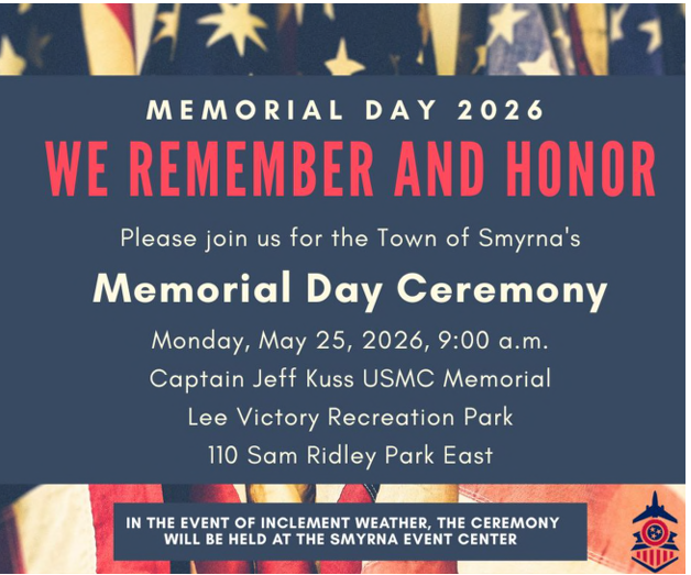 Smyrna to mark Memorial Day at Capt. Jeff Kuss Memorial honoring Blue ...