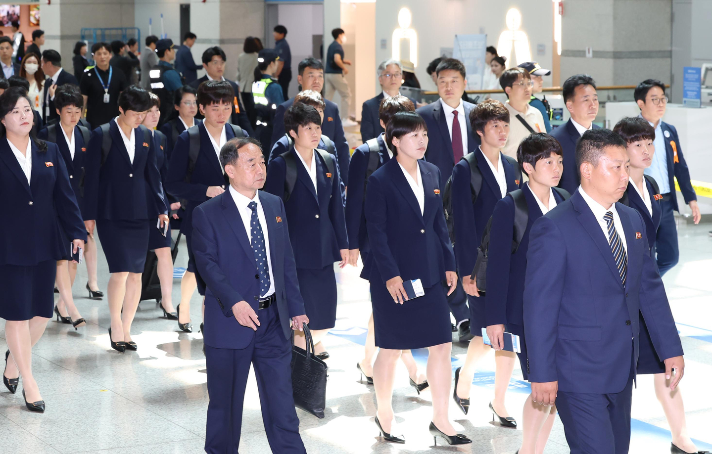 North Korean women's football team leaves South Korea, quiet on chants ...