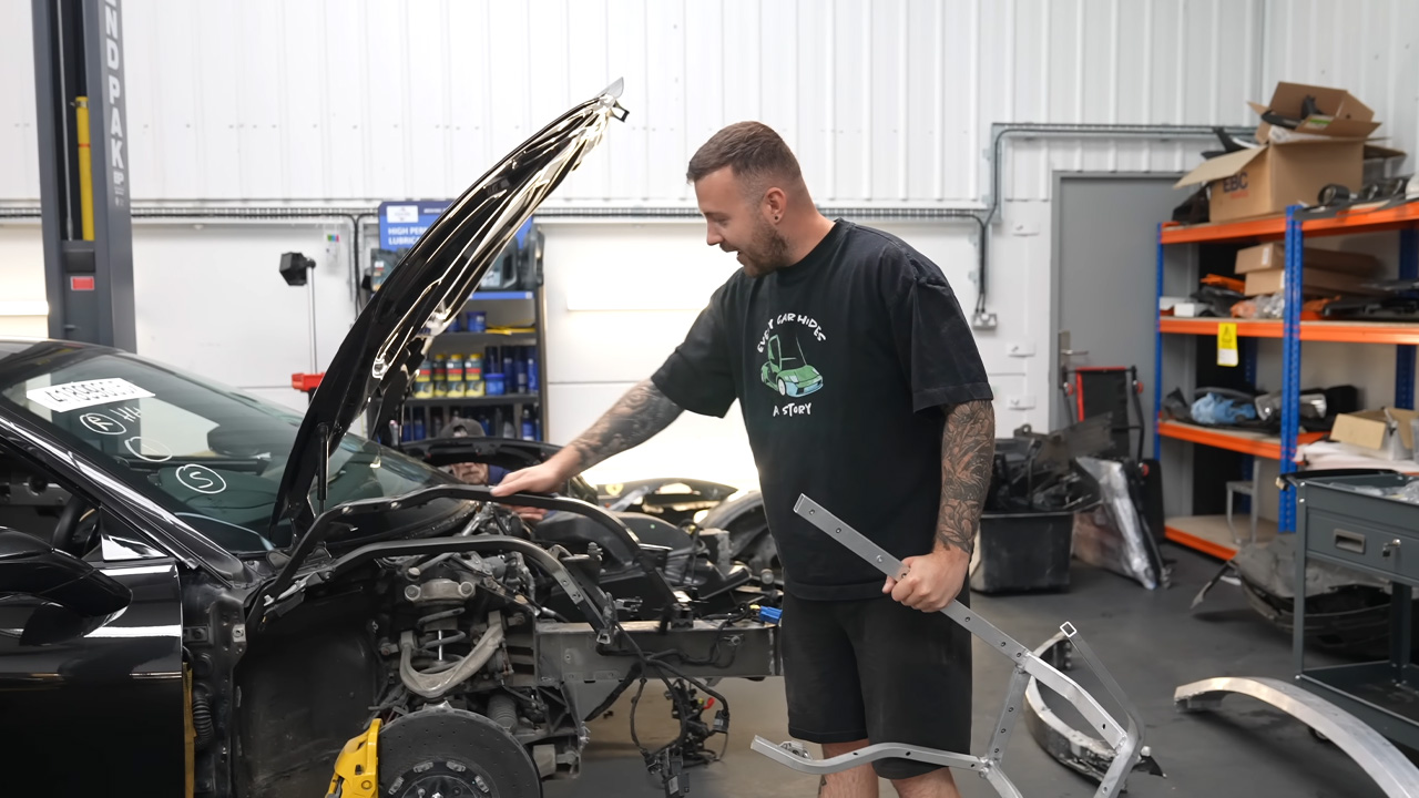 Is fixing structural Ferrari body panels impossible from home?