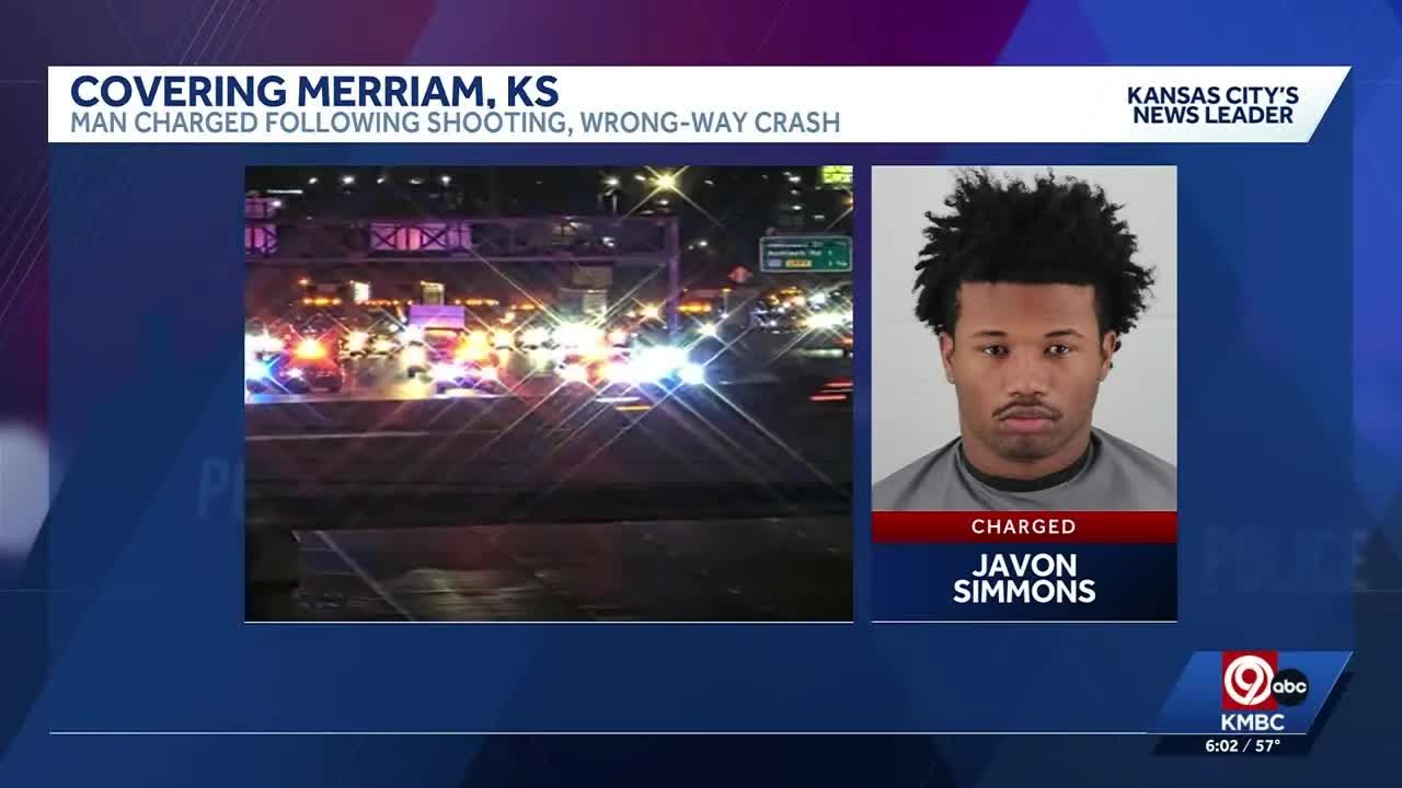 Charges filed after shooting and wrong-way crash on I-35 in Merriam ...