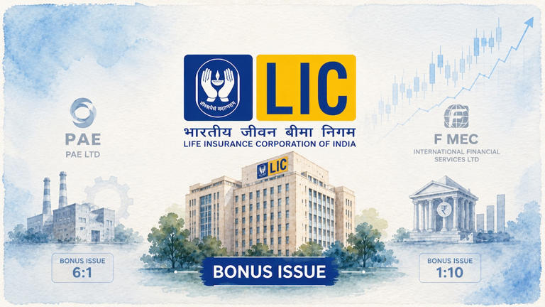 Bonus shares this week: LIC, PAE, F Mec International — check record dates