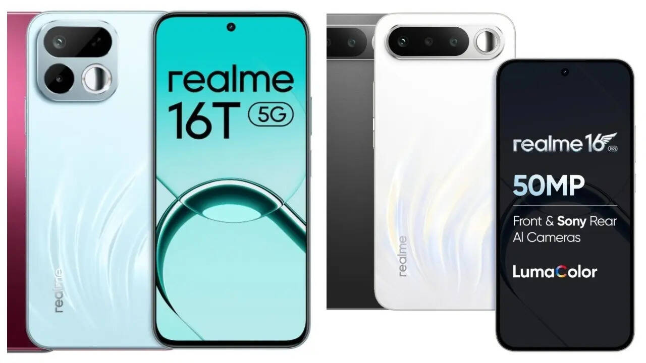 Realme 16T vs Realme 16: Here’s how the two Realme smartphones compare