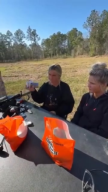 Target practice in the woods