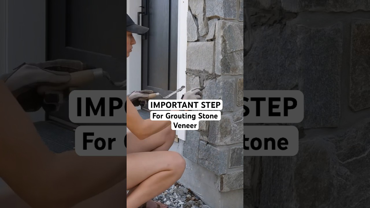 Follow critical steps when grouting natural stone veneer
