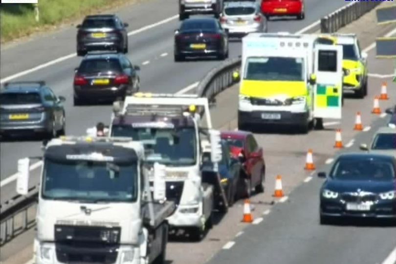 Crash on busy Essex motorway causes 60-minute delays for drivers