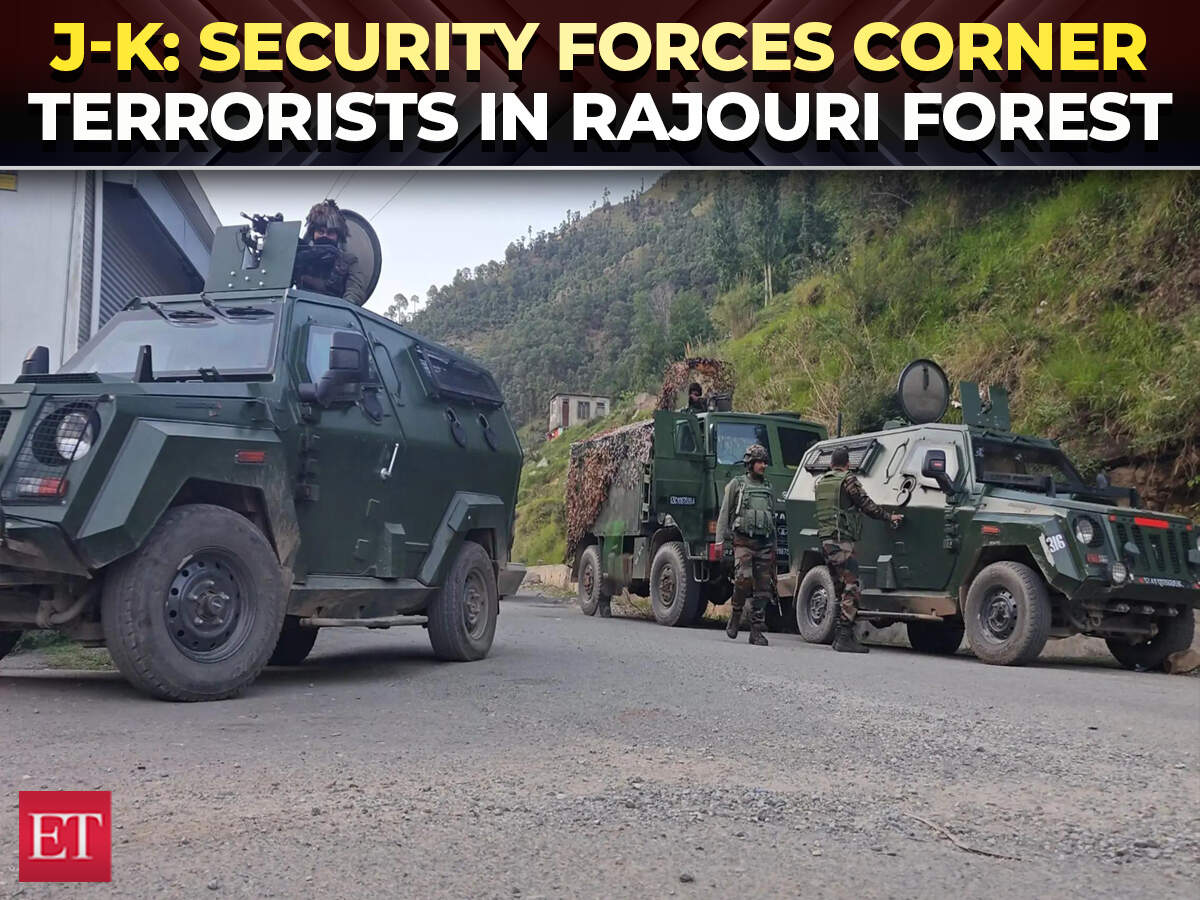 Terrorists trapped in J&K: Security forces tighten cordon around ...