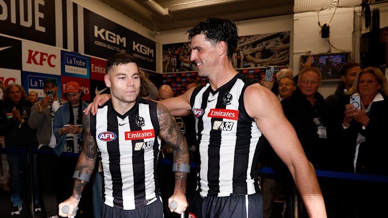 Foot concern for Nick Daicos as Pies lose Elliott; GWS goal-fest has ...