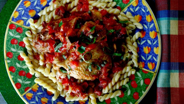 Bringing chicken cacciatore back to your table