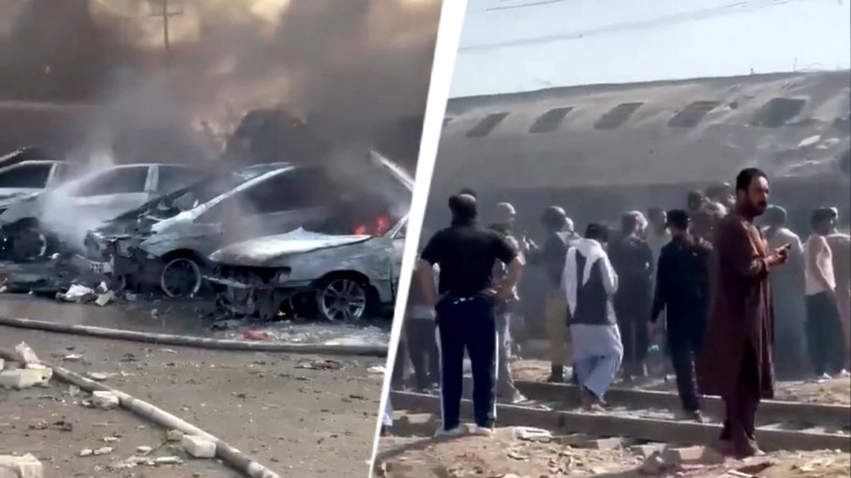 At least 20 injured in suicide attack targeting train in Pakistan ...