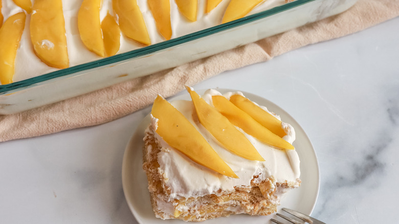 No-bake Filipino mango float recipe