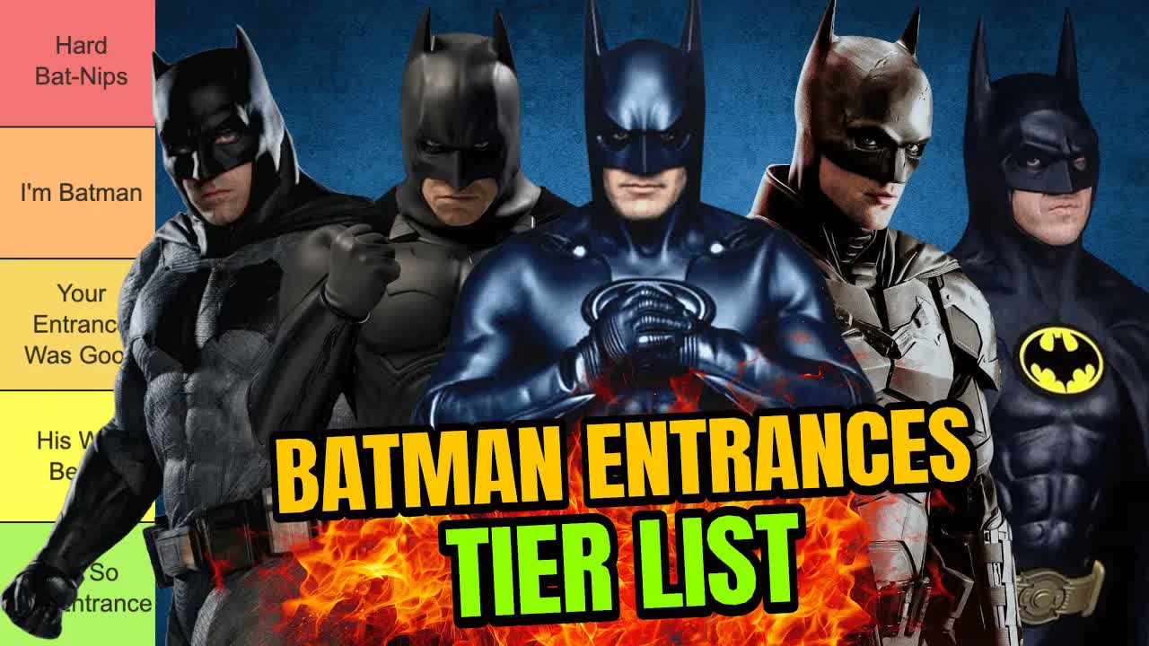 Live-action Batman entrances tier list