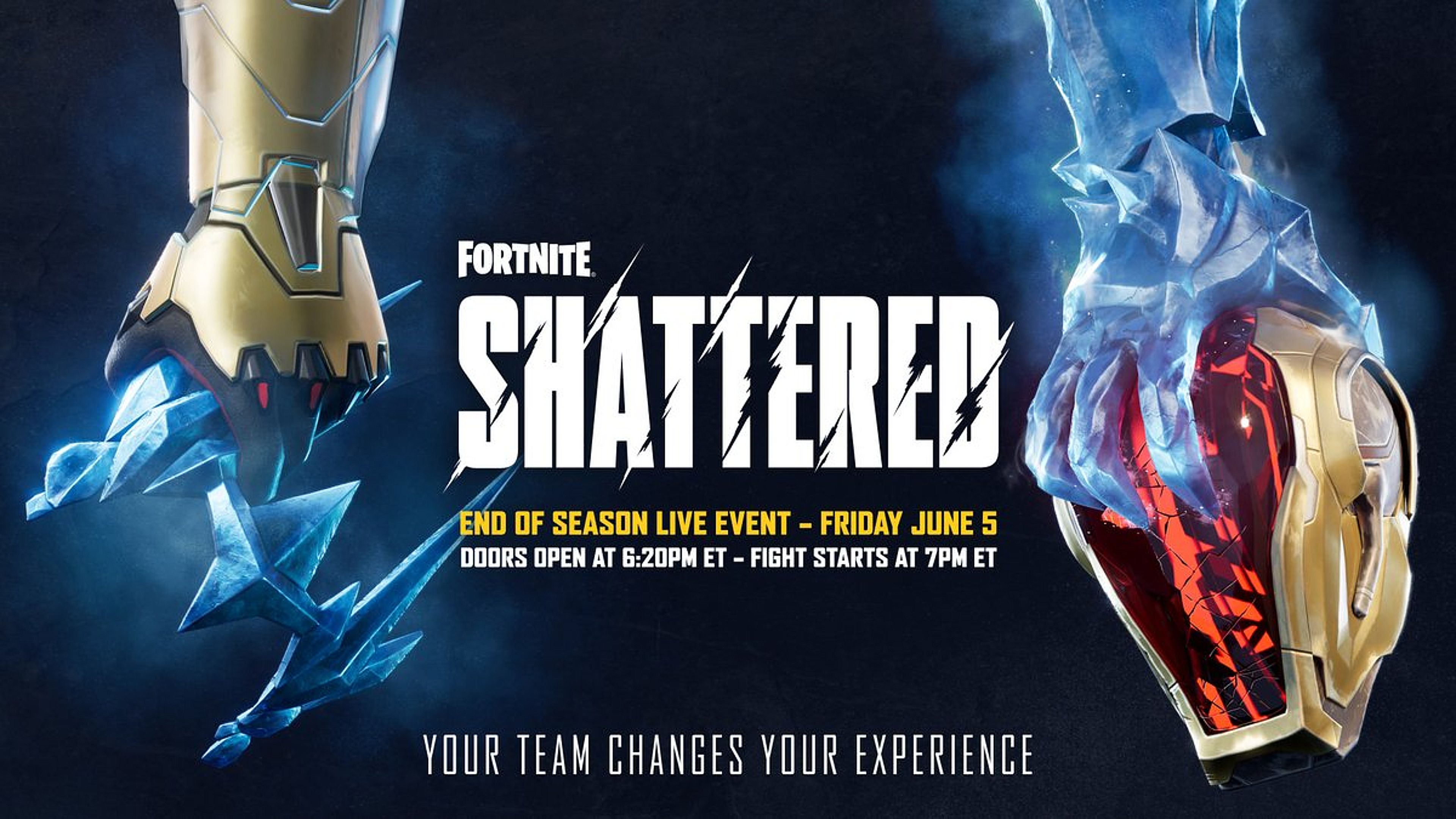What is the Fortnite Showdown live event countdown timer for?