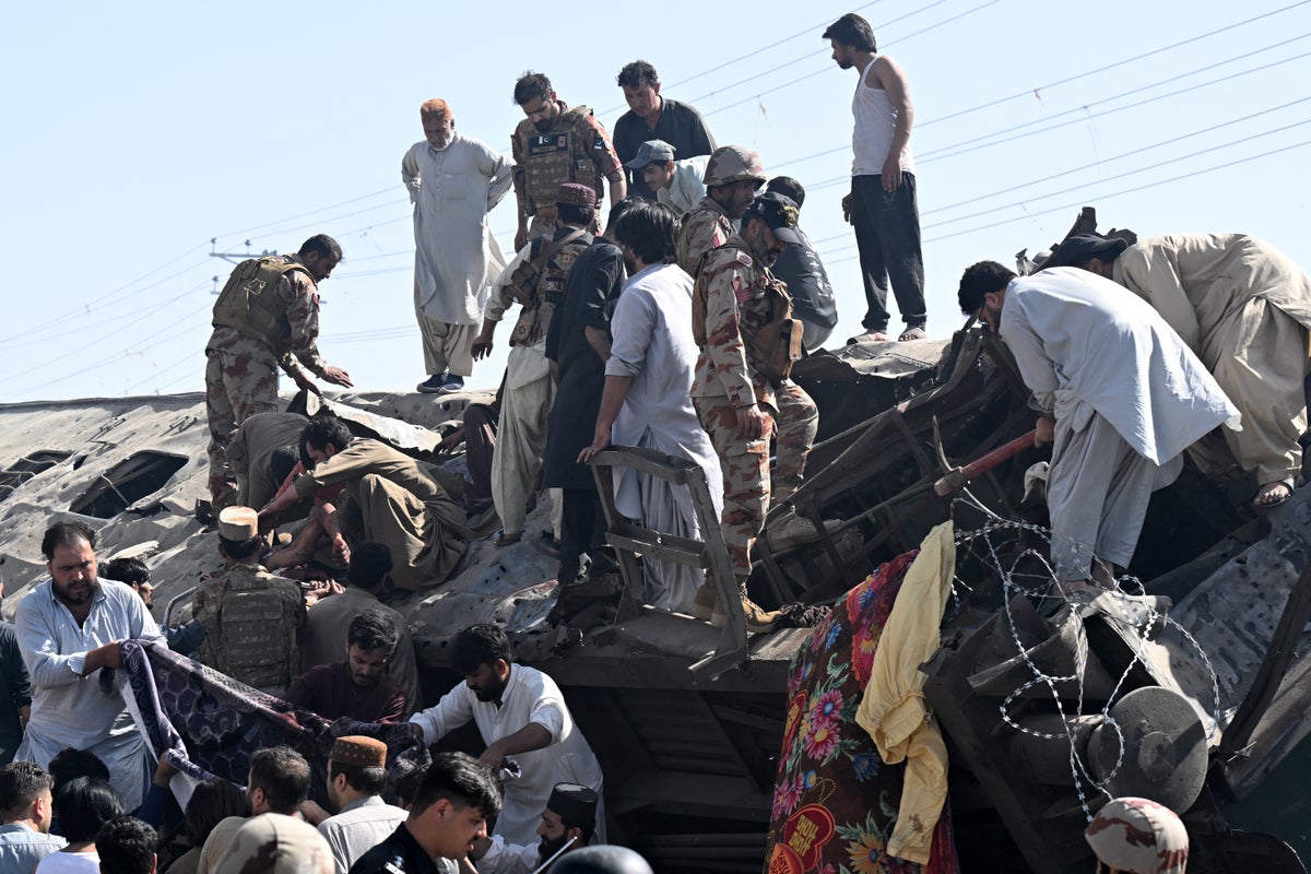 Pakistan train blast kills dozens in deadly terror attack