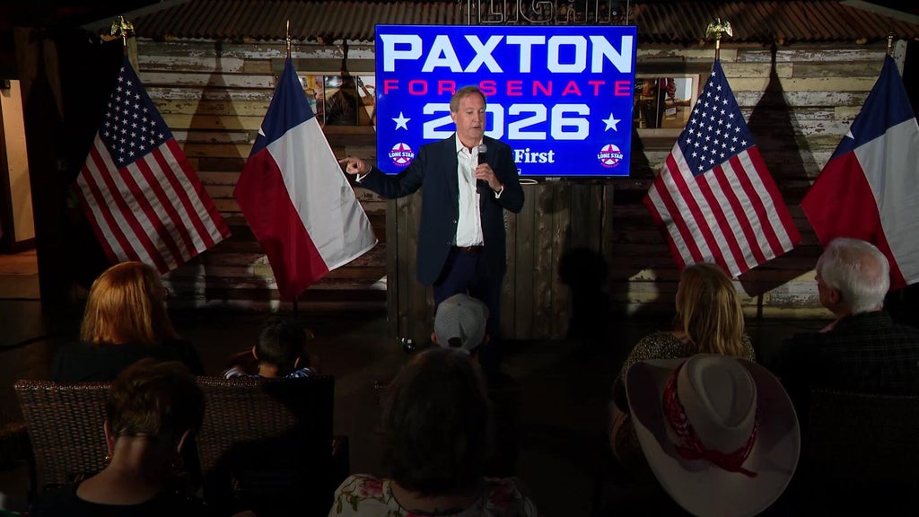 Paxton leans into "fighter" message in Texas Senate seat in Republican ...
