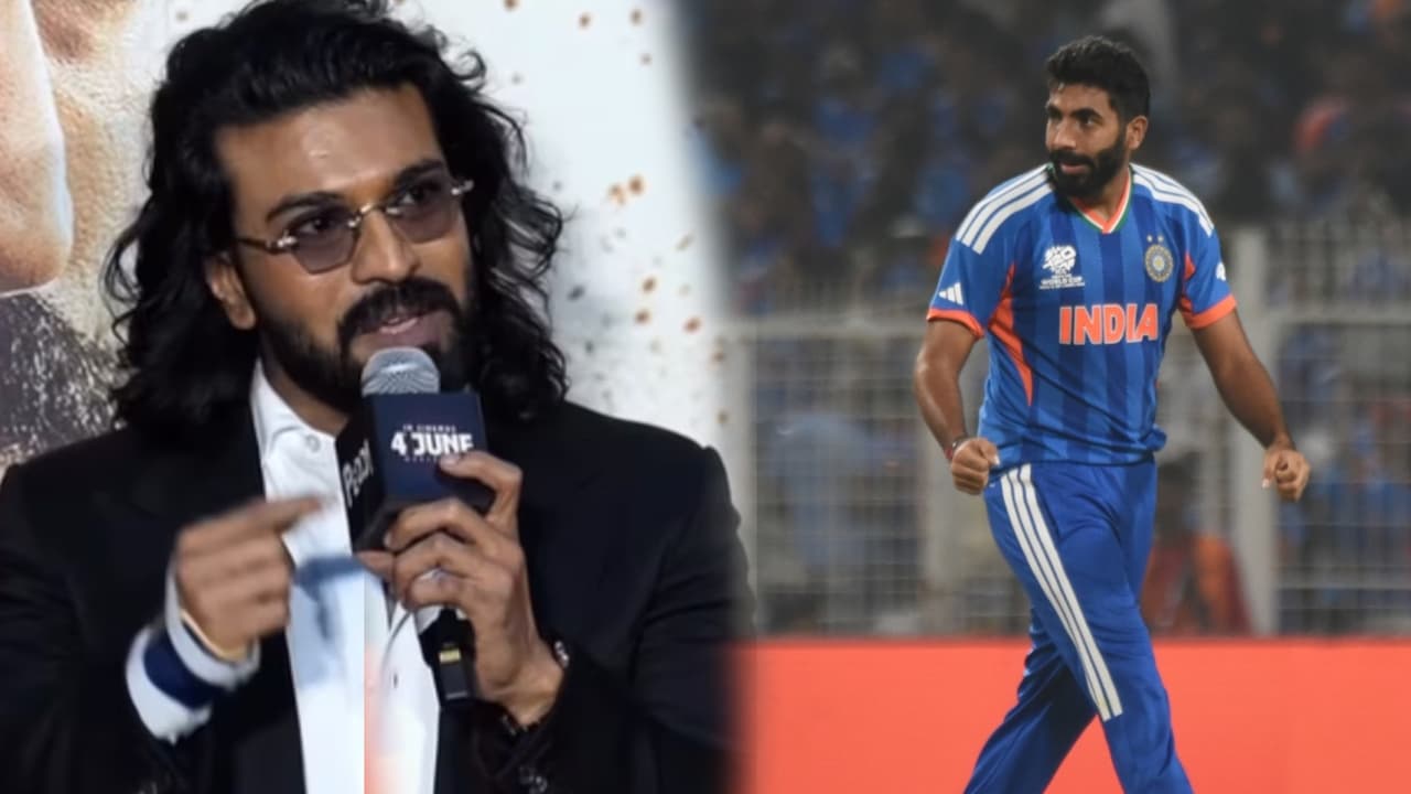 Ram Charan apologises to Jasprit Bumrah after introducing him as ...