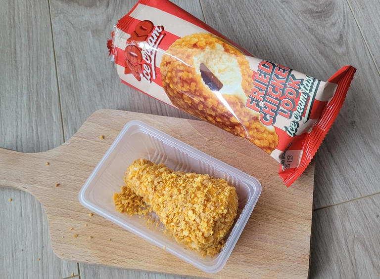 Genialna iluzja i fatalny skład. Te lody imitują smażonego kurczaka ...