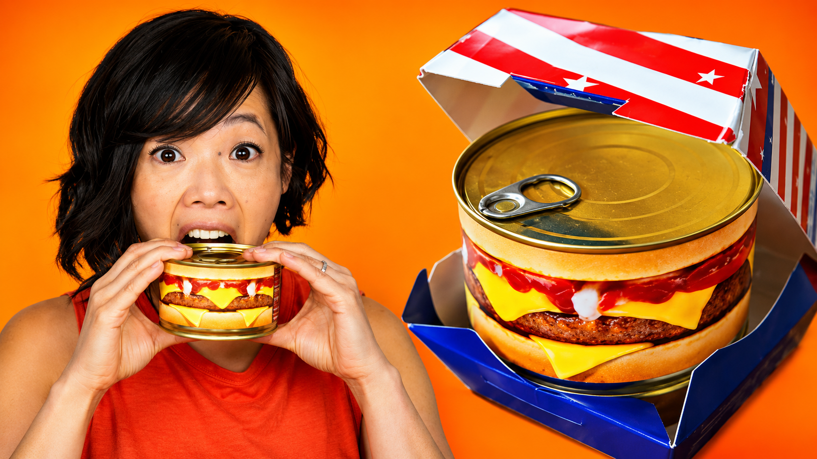 Hamburger in a can taste test gets weird fast