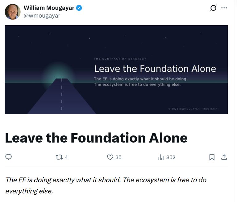 Blockchain researcher defends Ethereum Foundation, says it’s 'exactly ...