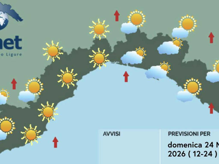 Meteo, sulla Liguria tempo stabile e soleggiato con caldo anomalo ...