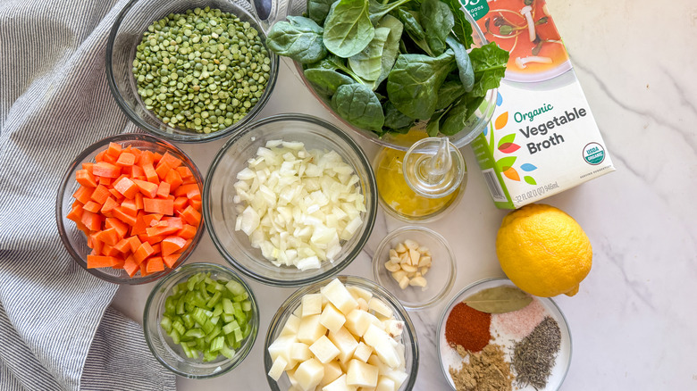 Vegan split pea soup recipe