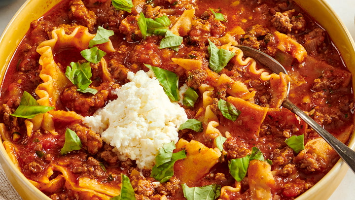 How to make Chef John's real lasagna soup
