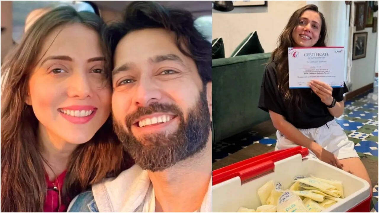 Ishqbaaz fame Nakuul Mehta’s wife Jankee Parekh donates 90 packets of ...