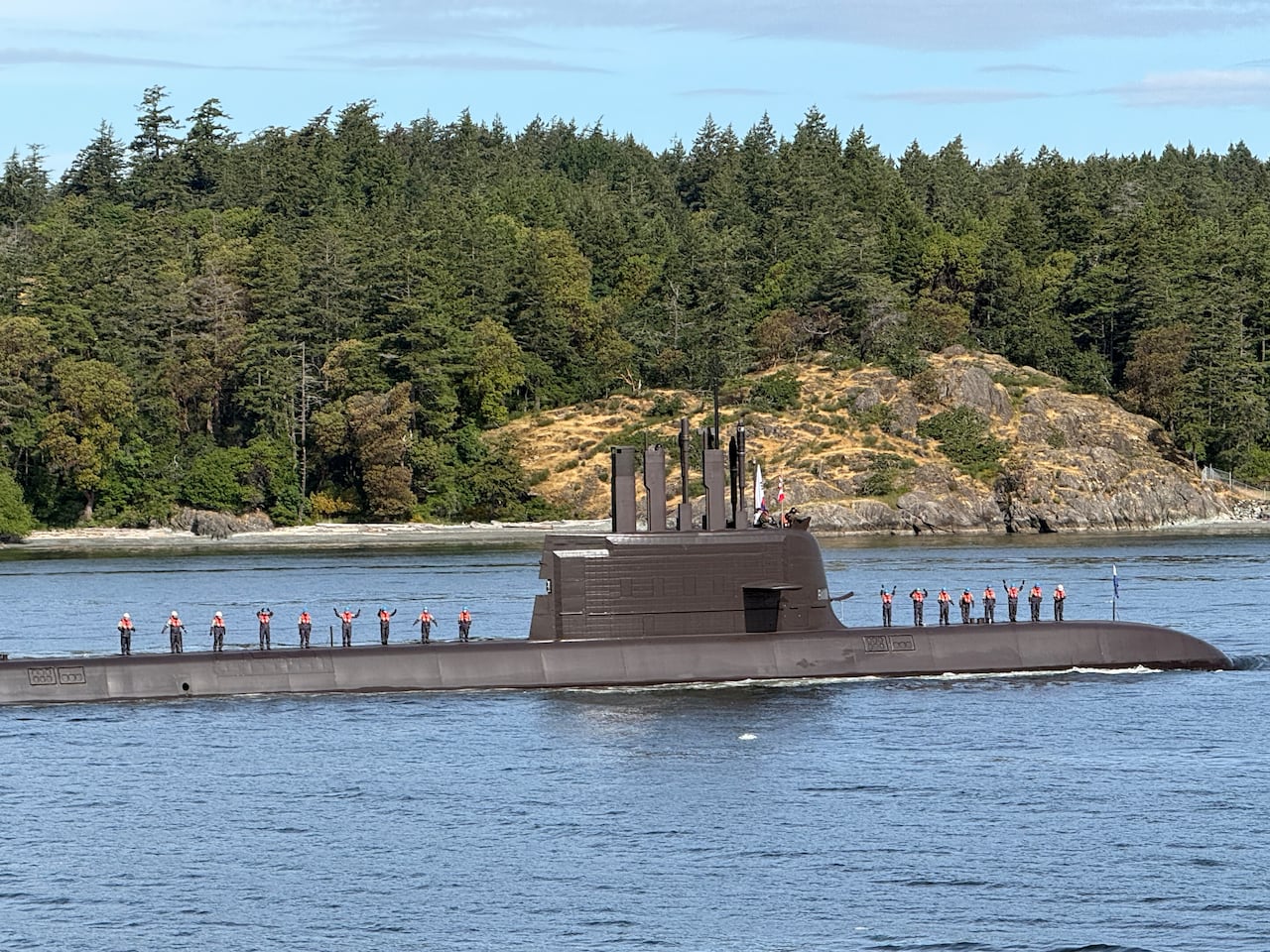 South Korean submarine crosses Pacific as part of bid for Canadian ...