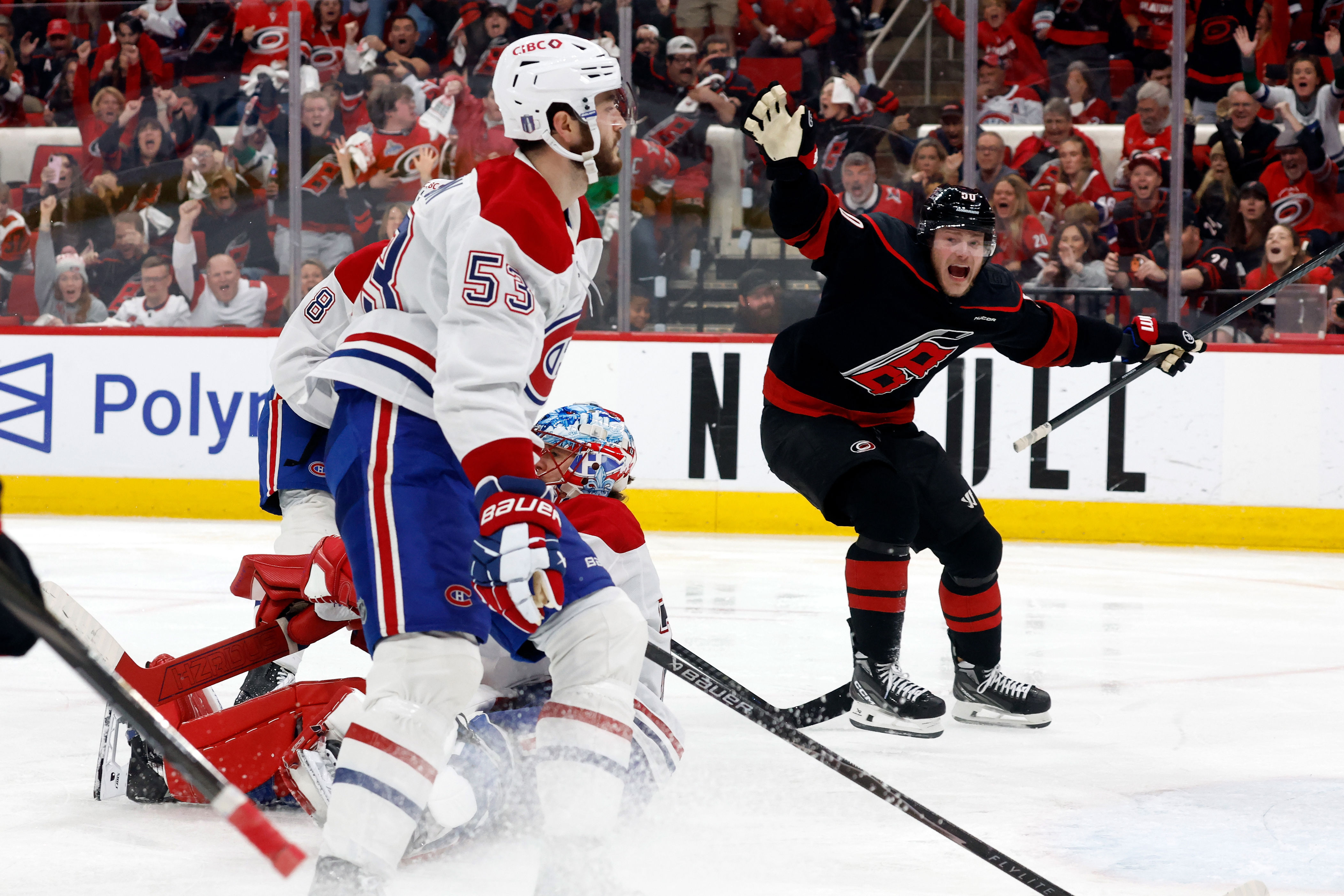 Ehlers' OT goal lifts Hurricanes past Canadiens in Game 2 of Eastern ...