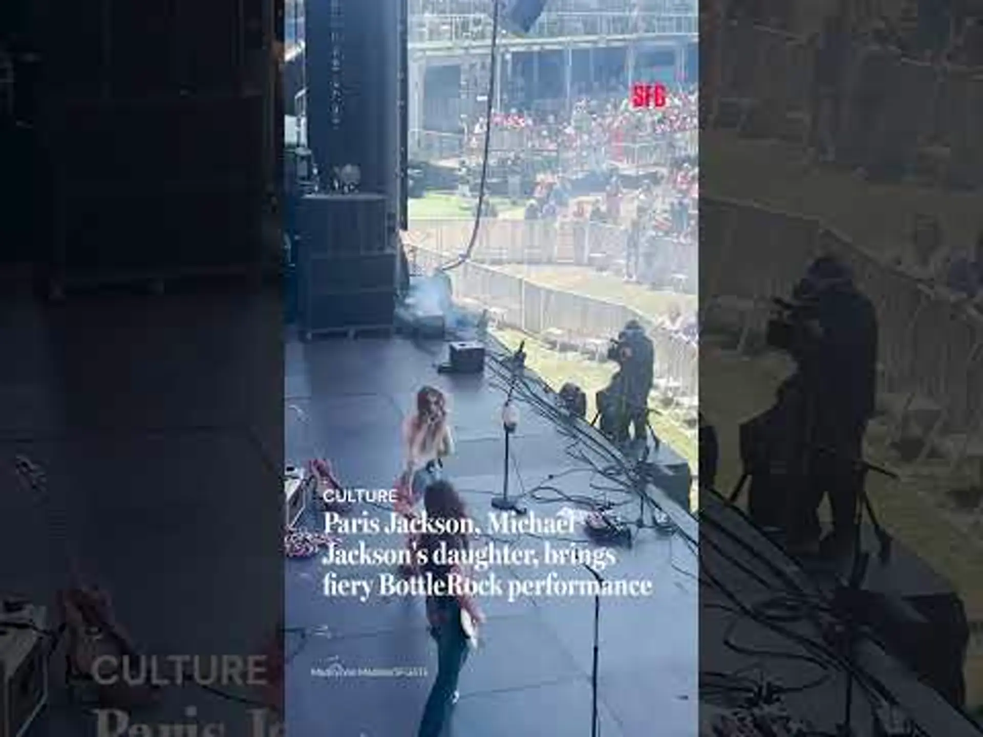 Paris Jackson, Michael Jackson's daughter, brings fiery BottleRock ...