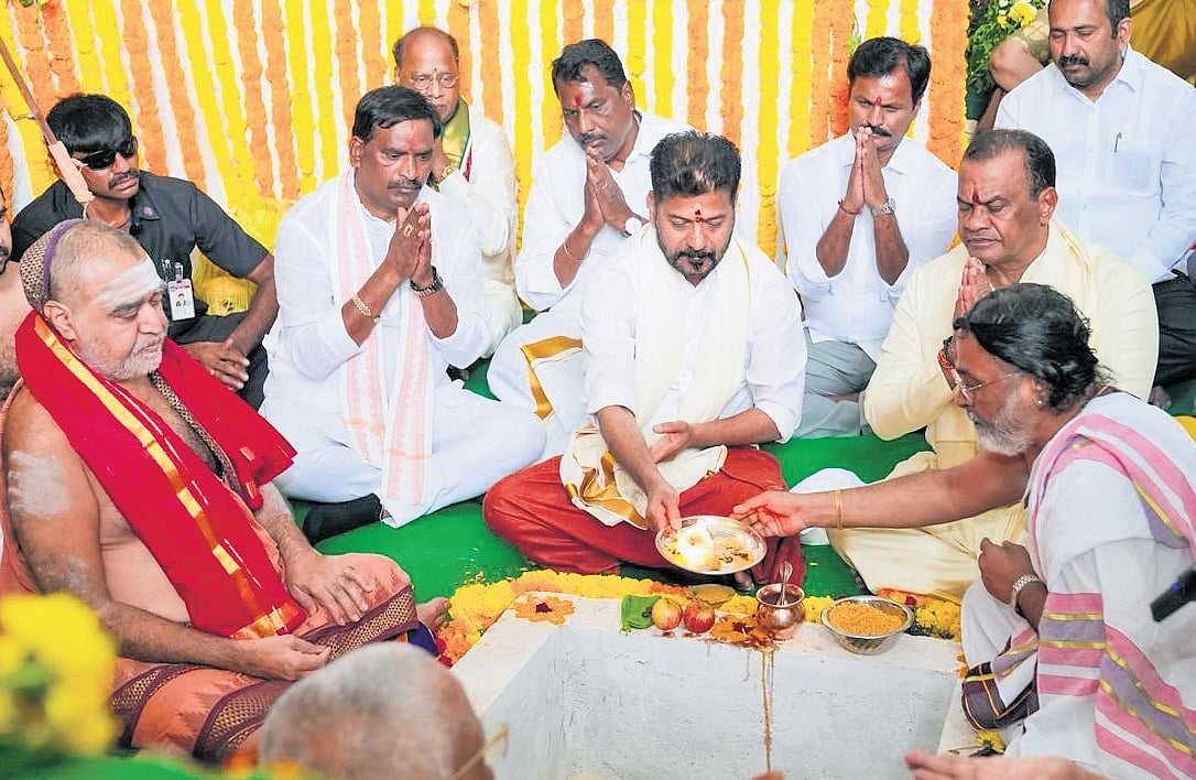 CM lays foundation stone for development works worth Rs 99.55 crore at ...