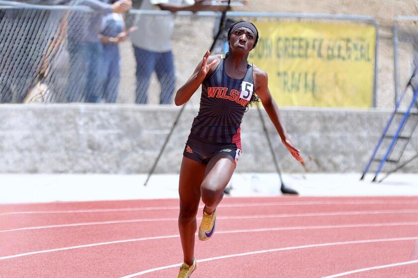 Southern Section Masters Meet: Clara Adams helps Long Beach Wilson ...