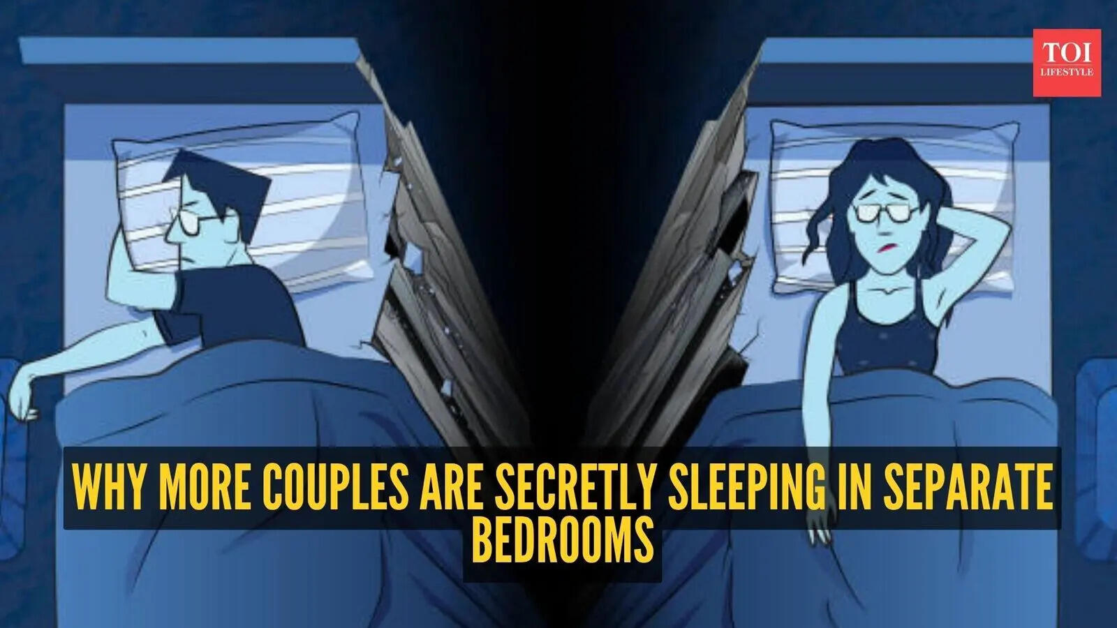 Why more couples are secretly sleeping in separate bedrooms to save ...