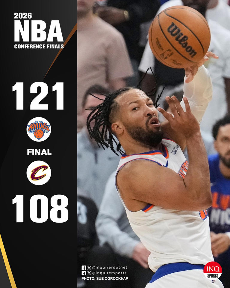 NBA scores today: Cavaliers vs Knicks – East finals game 3