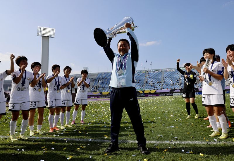 Soccer-North Korean team Naegohyang's coach thanks nation after winning ...