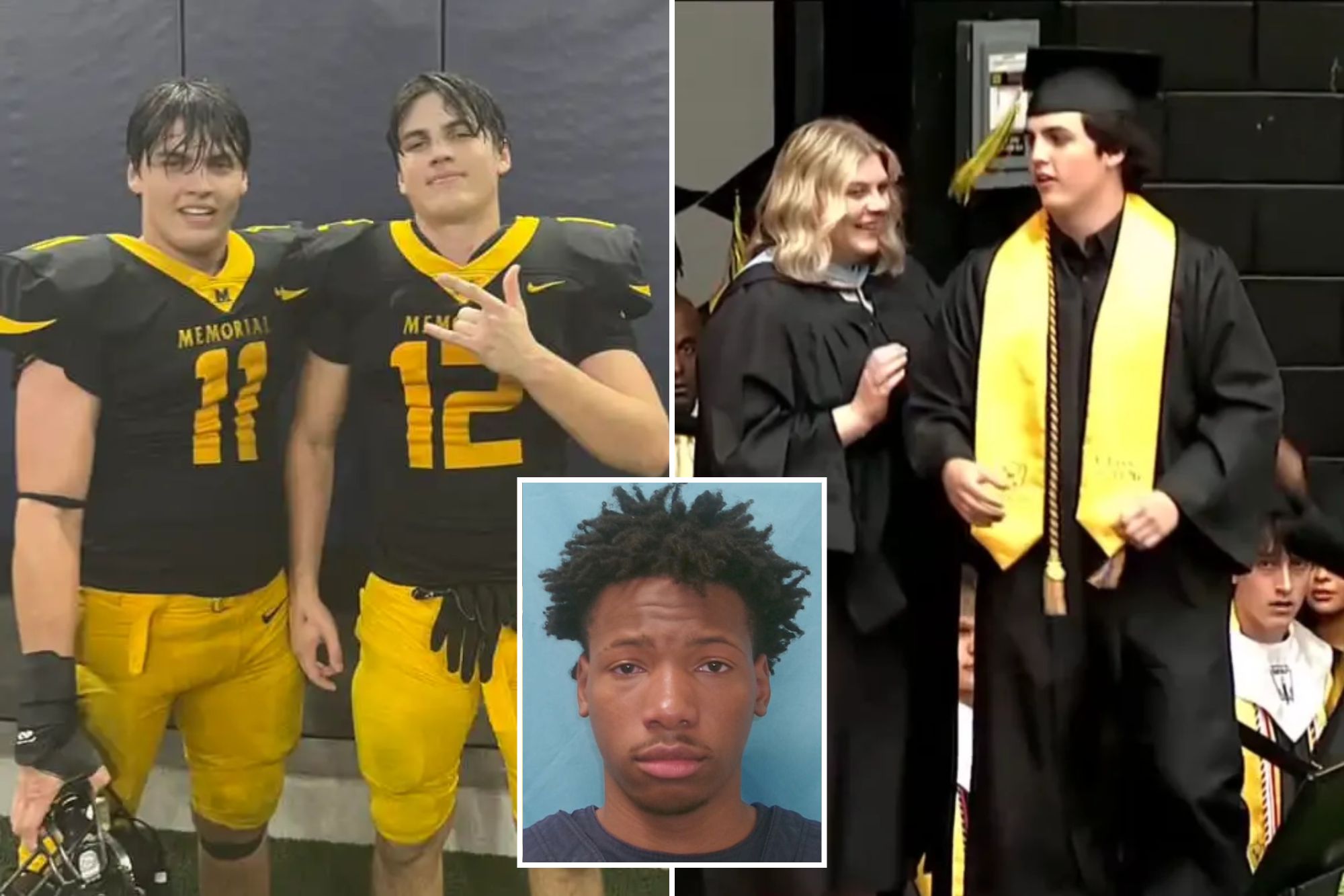 Texas teen Austin Metcalf’s twin brother accepts posthumous diploma at ...